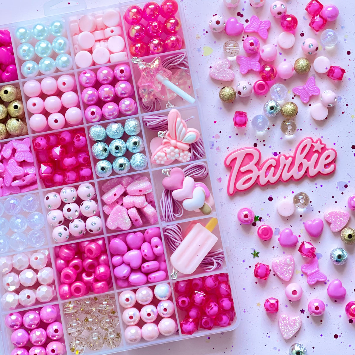 Large Pink Jewellery Making Kit – Sweet As Sugar Jewellery